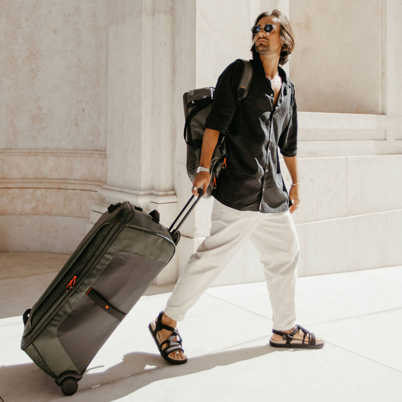 Ecodiver Duffle with wheels 79 cm Blue | Samsonite UK