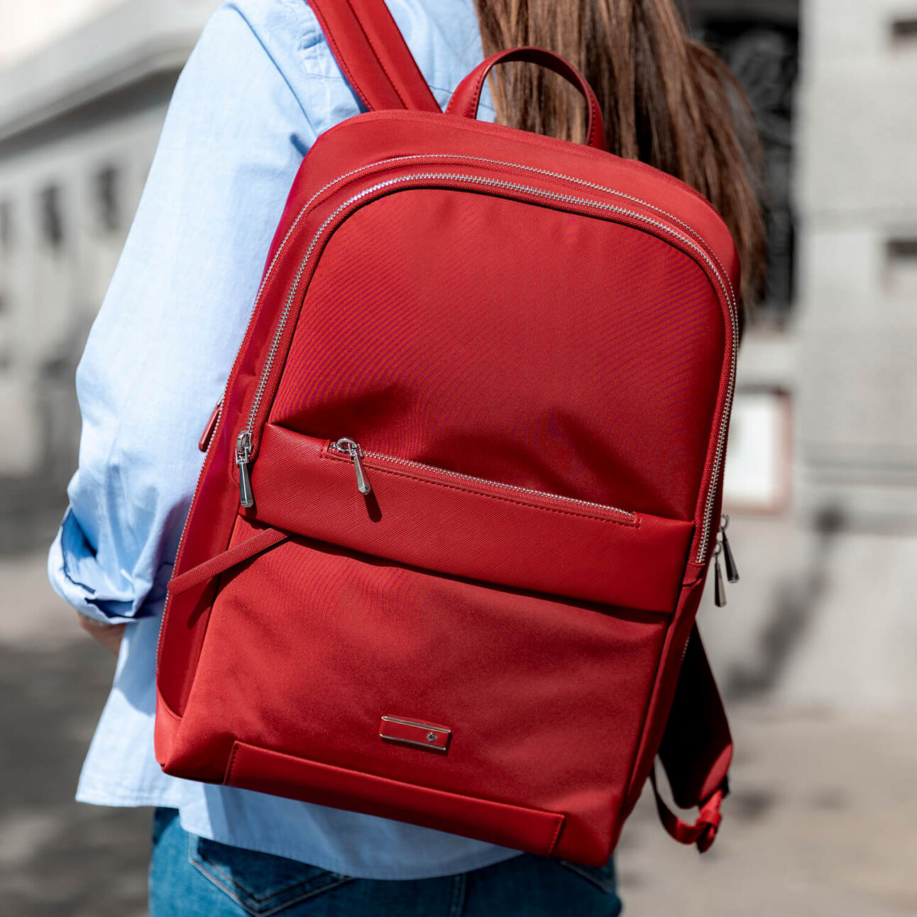 Zalia 3.0 Backpack 15.6" Blue | Samsonite UK