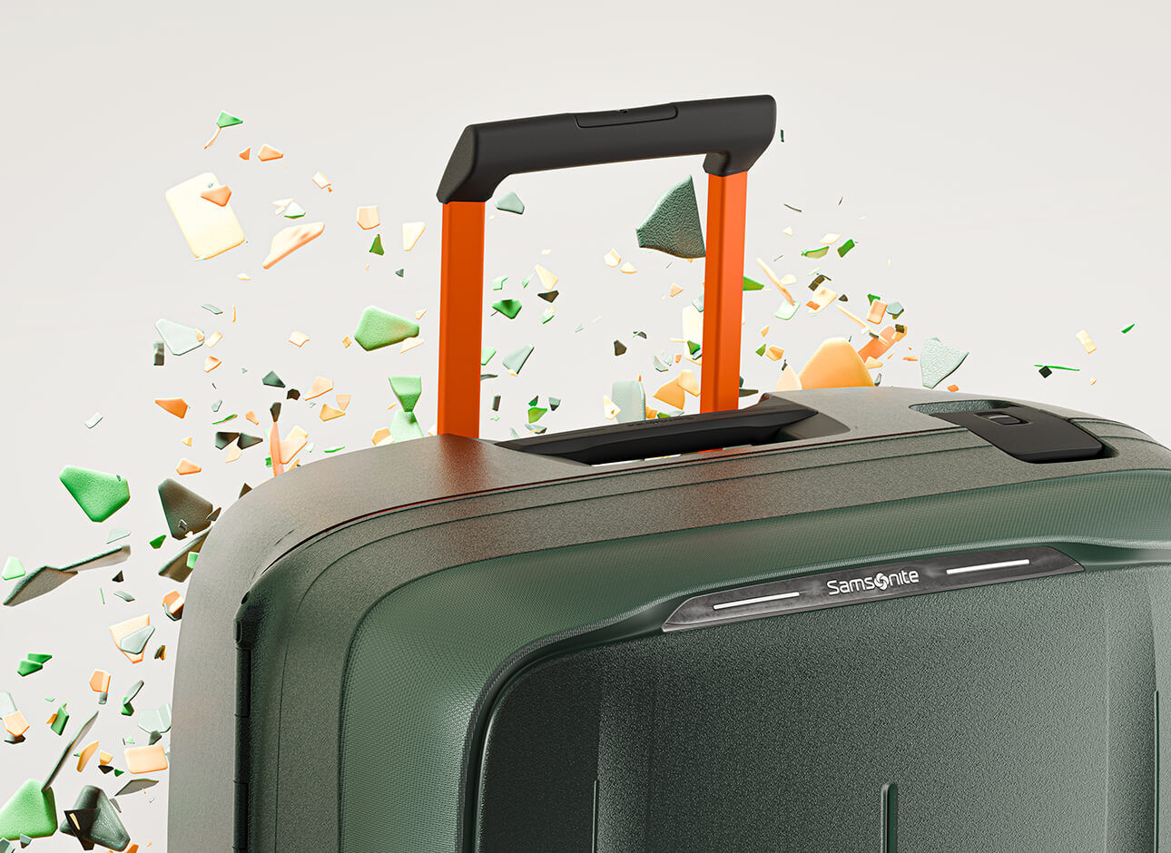 Essens Circular Spinner (4 wheels) 55cm Green | Samsonite UK