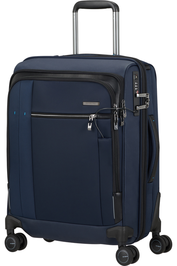 Spectrolite 3.0 Trvl Spinner expandable (4 wheels) 55cm Blue | Samsonite UK