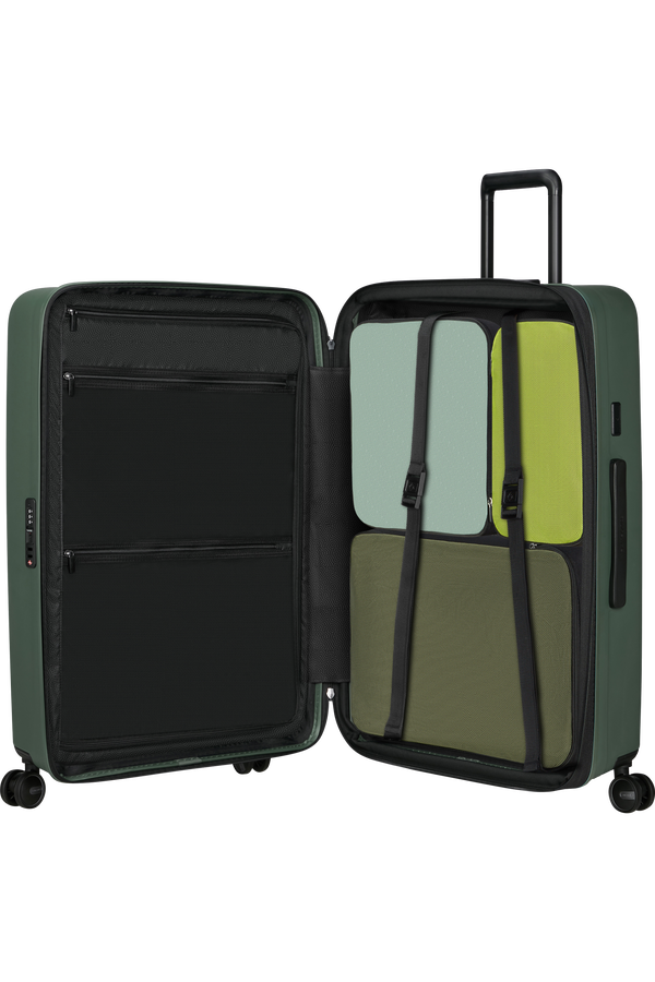 Restackd Spinner expandable (4 wheels) 75cm Green | Samsonite UK